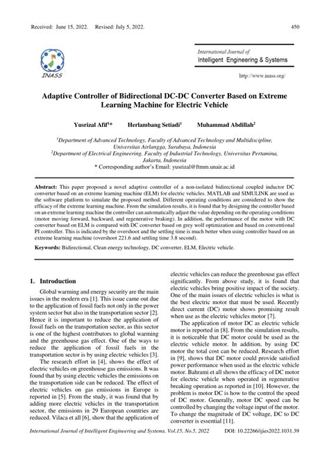Pdf Adaptive Controller Of Bidirectional Dc Dc Converter Based On Extreme Learning Machine For