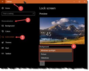 How To Customize The Windows Lock Screen Image