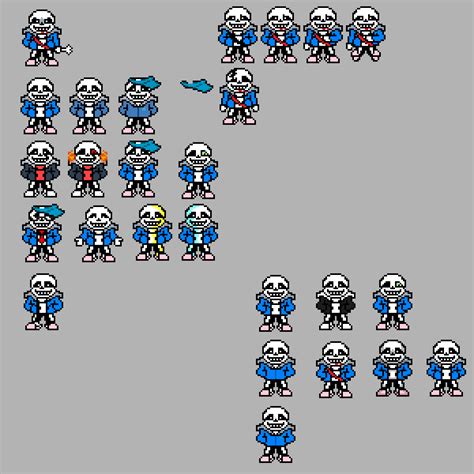 Pixilart Sans Overworld Sprites By Staticstellar