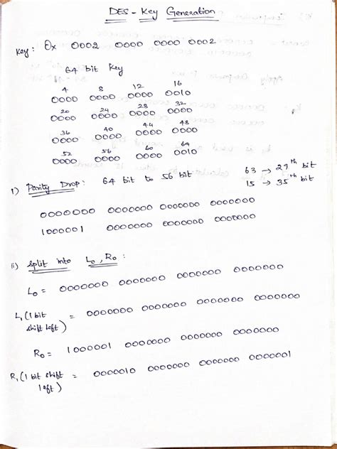 Des Key Generation Pdf