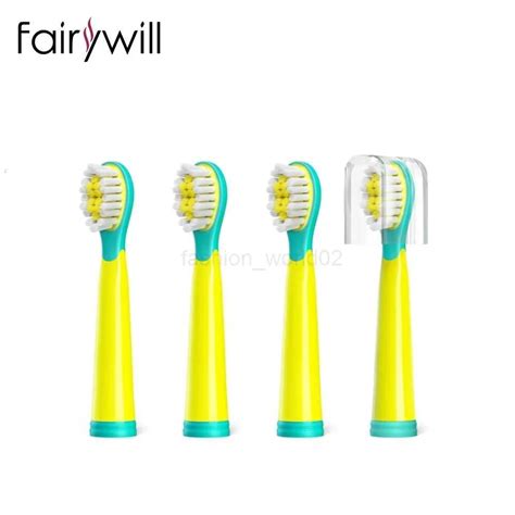 Fairywill Fairywill Toothbrush Heads Set For Fw 2001 Head 4 Heads