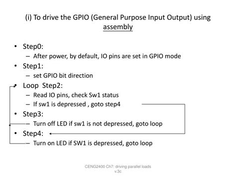 PPT Chapter Parallel Port General Purpose Input Output GPIO Driving Parallel Loads