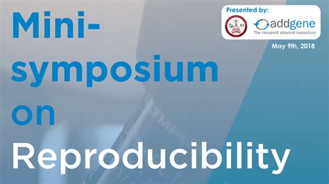 Scientific Reproducibility Focusing On Solutions At The Minisymposium On Reproducibility