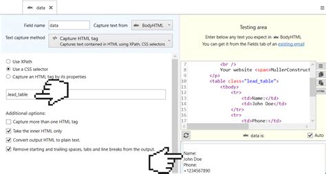 Capturing An Html Tag With Css Selectors Email Parser Software
