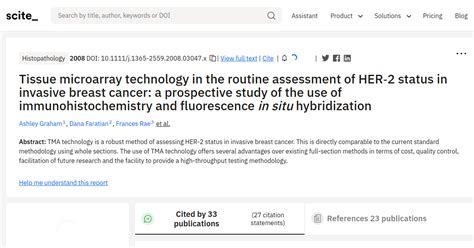 [citation Report] Tissue Microarray Technology In The Routine