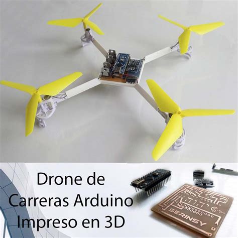 Drone Arduino 3d ️ Versión 2 S103d23 Serinsy 3d