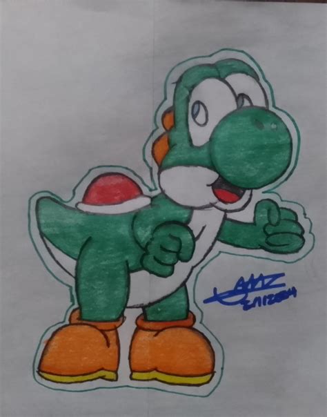 Yoshi Color Practice Drawing By Uyagami9905 On Deviantart
