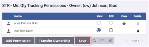 Edit Permissions