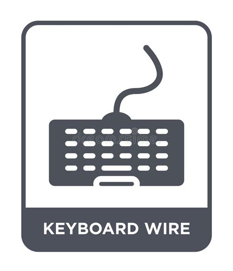 Keyboard Icon In Trendy Design Style Keyboard Icon Isolated On White