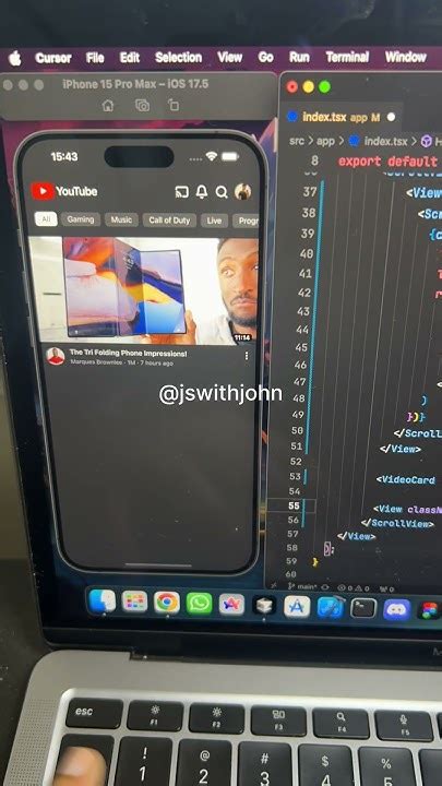youtube clone in react native 🔥 shorts reactnative reactjs