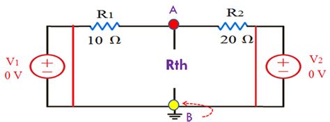 Download Thevenins Equivalent Resistance Electrical Circuit Voltage