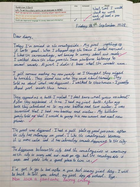 Travel Diary Writing Sample Terehell