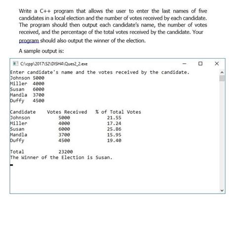 Answered Write A C Program That Allows The Bartleby
