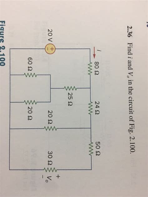 Solved Find I And Vo In The Circuit Of Fig Chegg