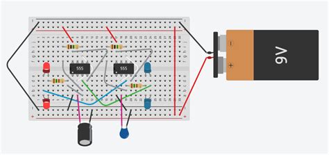 Cb13 Como Fazer Um Giroflex De Polícia Com Leds Usando Ci555 ~ Squids Arduino