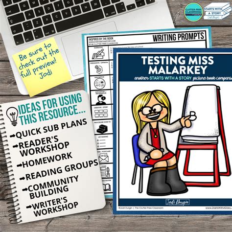Testing Miss Malarkey Activities And Lesson Plans For 2025 Teaching