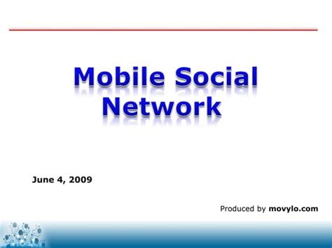 Mobile Social Network Pptx
