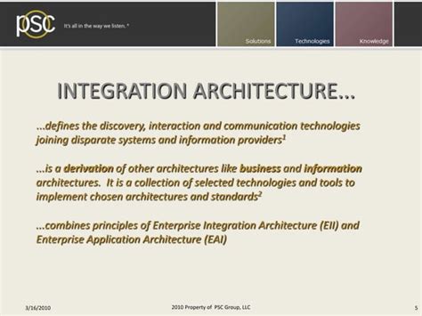 integration architecture agile enterprise cag2010a pptx
