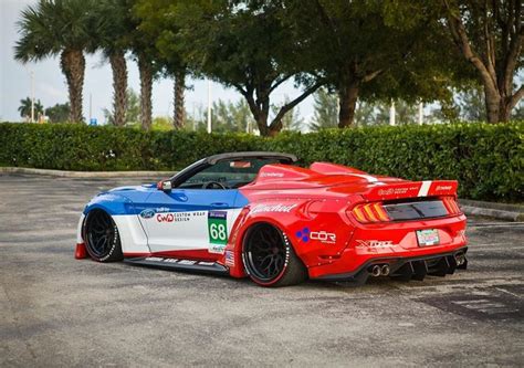 Ford Mustang Gt Spyder In Red White And Blue