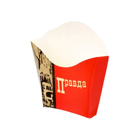 Бумажная упаковка для картошки фри
