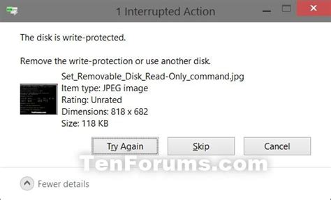 Enable Or Disable Disk Write Protection In Windows Tutorials