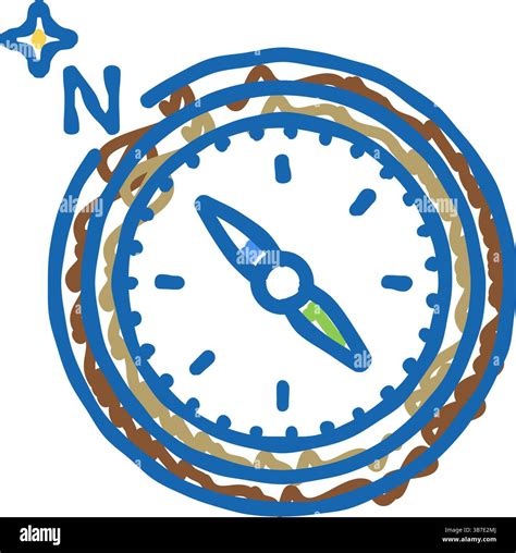 Compass Tool Icon Doodle Illustration Stock Vector Image And Art Alamy