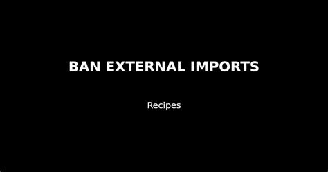 Ban External Imports Nx