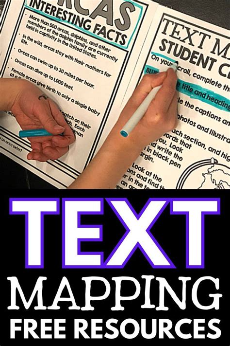 Free Text Mapping Activities Reading Comprehension Reading Comprehension Activities Science