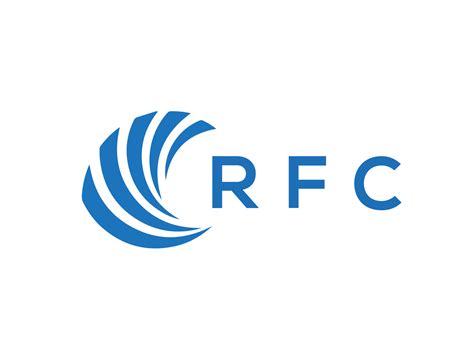 RFc Letter Logo Design On White Background RFc Creative Circle Letter Logo Concept RFc Letter