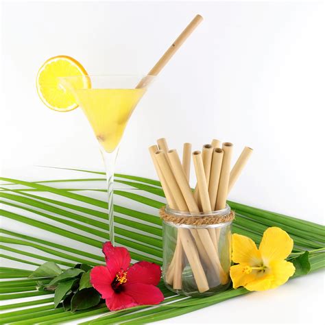 Reusable Bamboo Drinking Straws Coco Candle Co