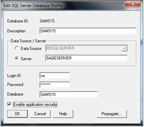 Security Application In Sage ERP