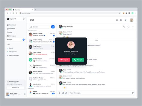 Incoming Call Chat App Ui By Beyond Ui On Dribbble