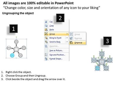 Processes In Single Slide Text Boxes Ppt Circular Flow PowerPoint Templates