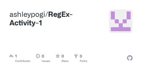 Github Ashleypogiregex Activity 1