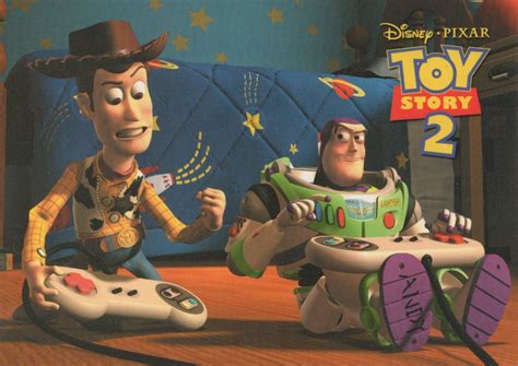 Film Postcard Disney Pixar Toy Story 2 Animated Film Woody Buzz