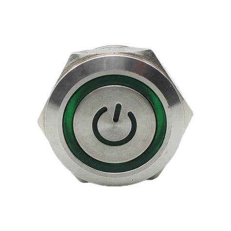 Mm Metal Momentary Latching Power Lamp Led Push Button Switch V China Mm Metal Momentary