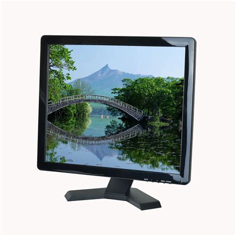 Inch TFT CCTV LCD LCD Color Monitor Screen Display BNC VGA AV HDMI Input With Stand For