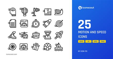 Download Motion And Speed Icon Pack Available In Svg Png And Icon Fonts