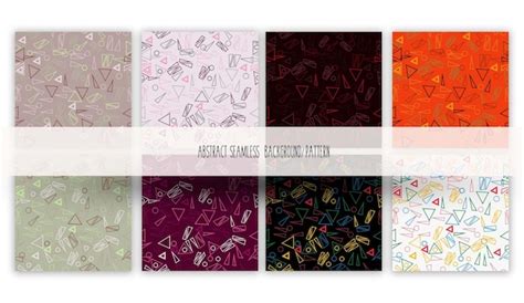 Premium Vector Abstract Vector Seamless Pattern Background