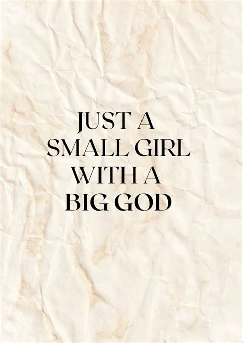 Small Girl Big God Artofit