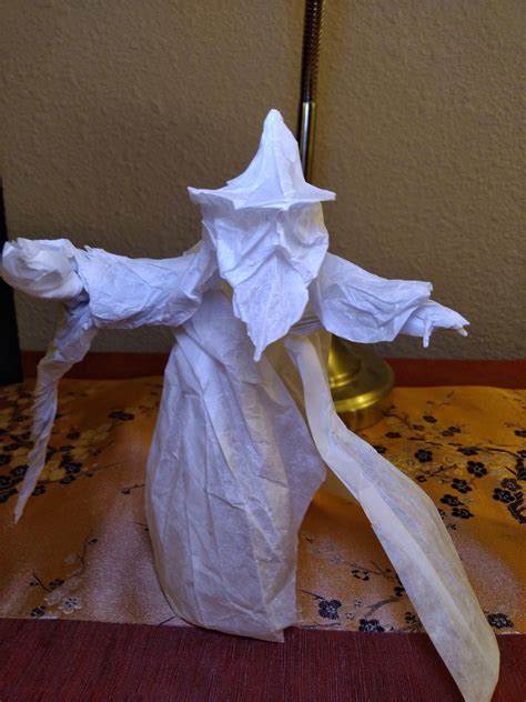 My Origami Wizard Made From Parchment Paper Rorigami