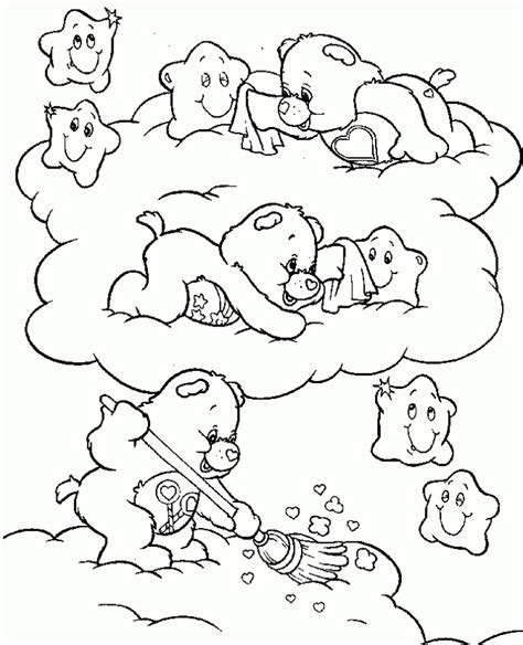 Care Bears Printable Coloring Pages Coloring Nation
