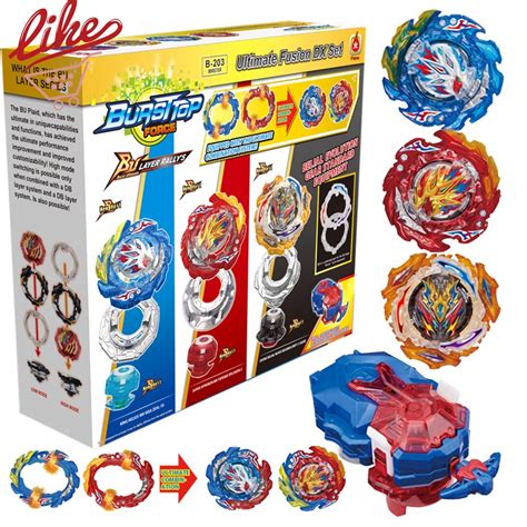 Laike Beyblade Burst B 203 Bu Ultimate Fusion Dx Set Spinning Top B203