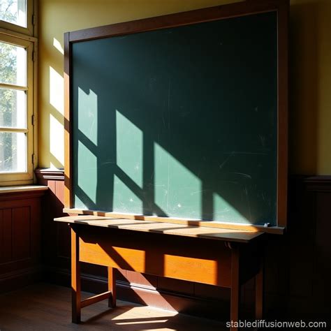 Old Classroom With Sunlight Stable Diffusion Online