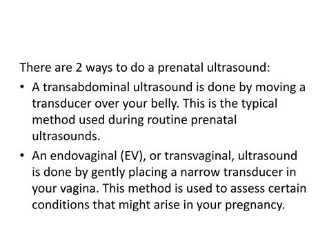 Solution Prenatal Ultrasound Studypool