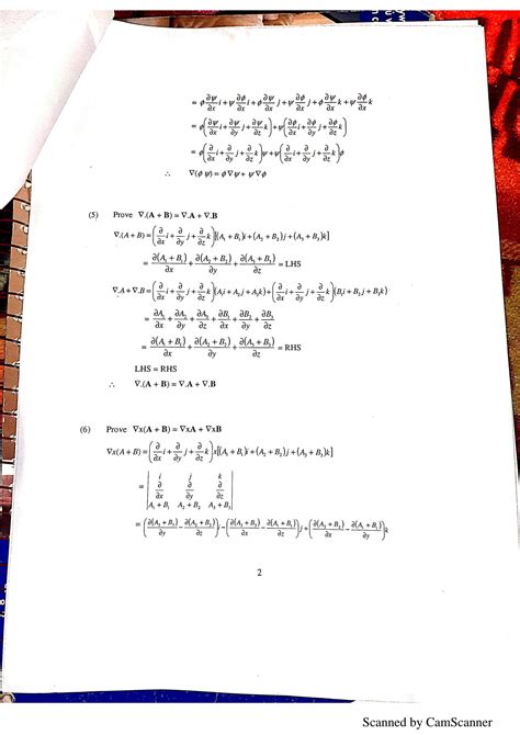 SOLUTION Nabla Formula For Vector Analysis Physics Studypool