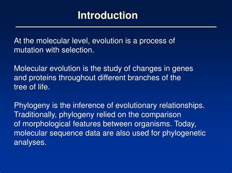 Ppt Molecular Phylogenetics And Evolution Powerpoint Presentation Free Download Id 9328393
