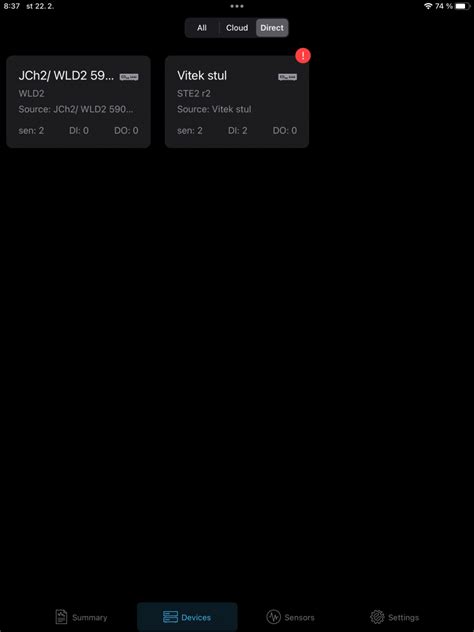 Hwg Monitor Mobile App For Displaying Current Sensor Values From Remote Monitoring Devices