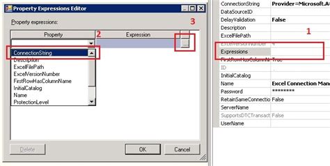 Ssis With Variable Excel Connection Manager Stack Overflow