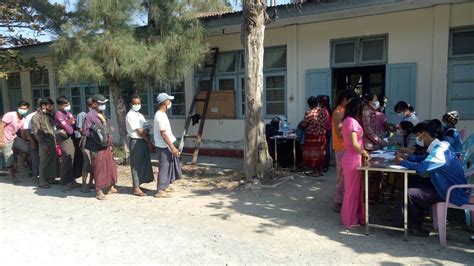 စဉ့်ကိုင်မြို့နယ်တွင် အသက်၁၈နှစ်အထက်ပြည်သူများအား ကိုဗစ် ၁၉ရောဂ